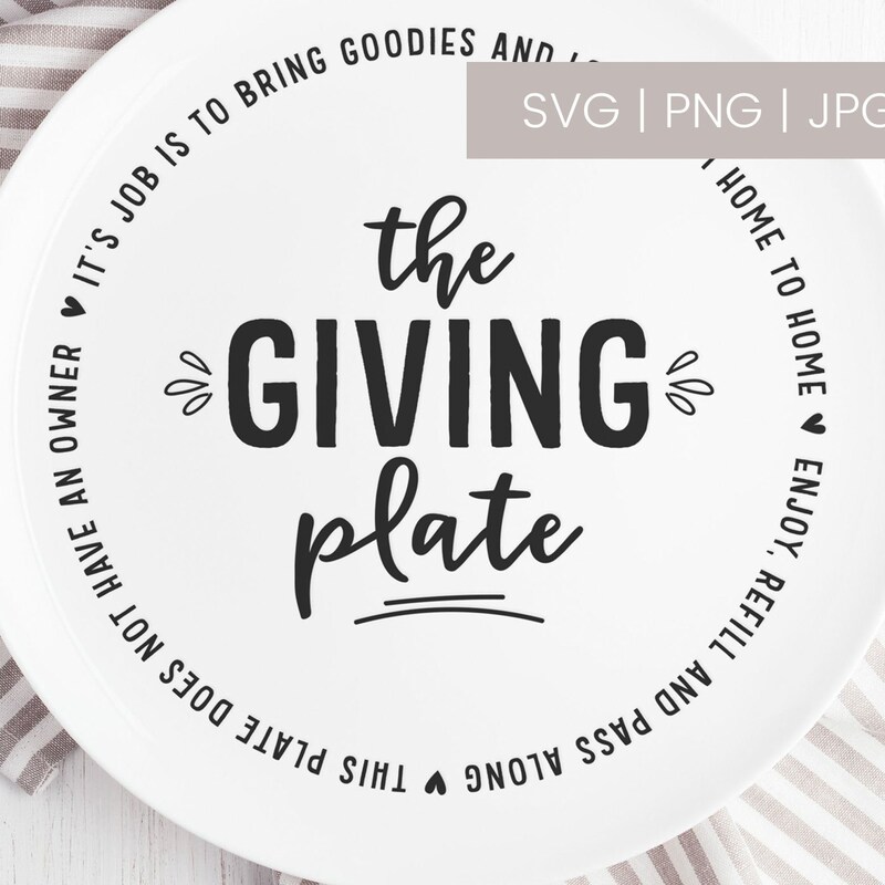 Giving Plate - Etsy