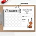 Violin Practice Chart, Printable Practice Log, Violin Practice Tracker ...