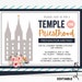 Editable Temple and Priesthood Preview Invitation Temple and - Etsy