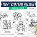 New Testament Puzzles, Bible Game for Kids, Stories of Jesus, Kids ...