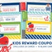Kids Reward Coupons Love Coupons Instant Download | Etsy