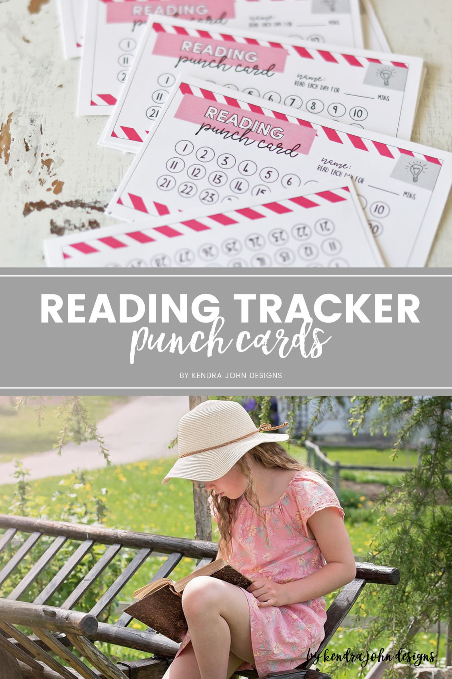 Reading Punch Card Reward Chart Homeschool Reading Log - Etsy
