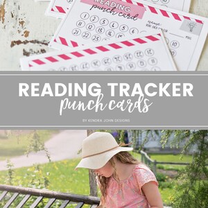 Reading Punch Card - Reward Chart - Homeschool - Reading Log - Etsy
