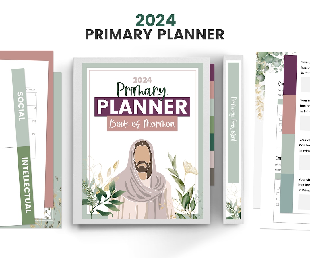 LDS Primary 2024, Primary Presidency 2024, Primary Binder, Primary ...