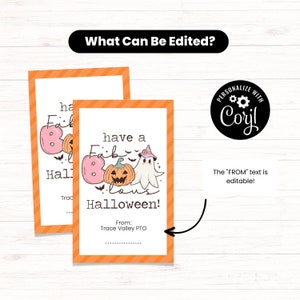 Faboolous Gift Tag, Halloween Appreciation Treat Tag, Halloween ...