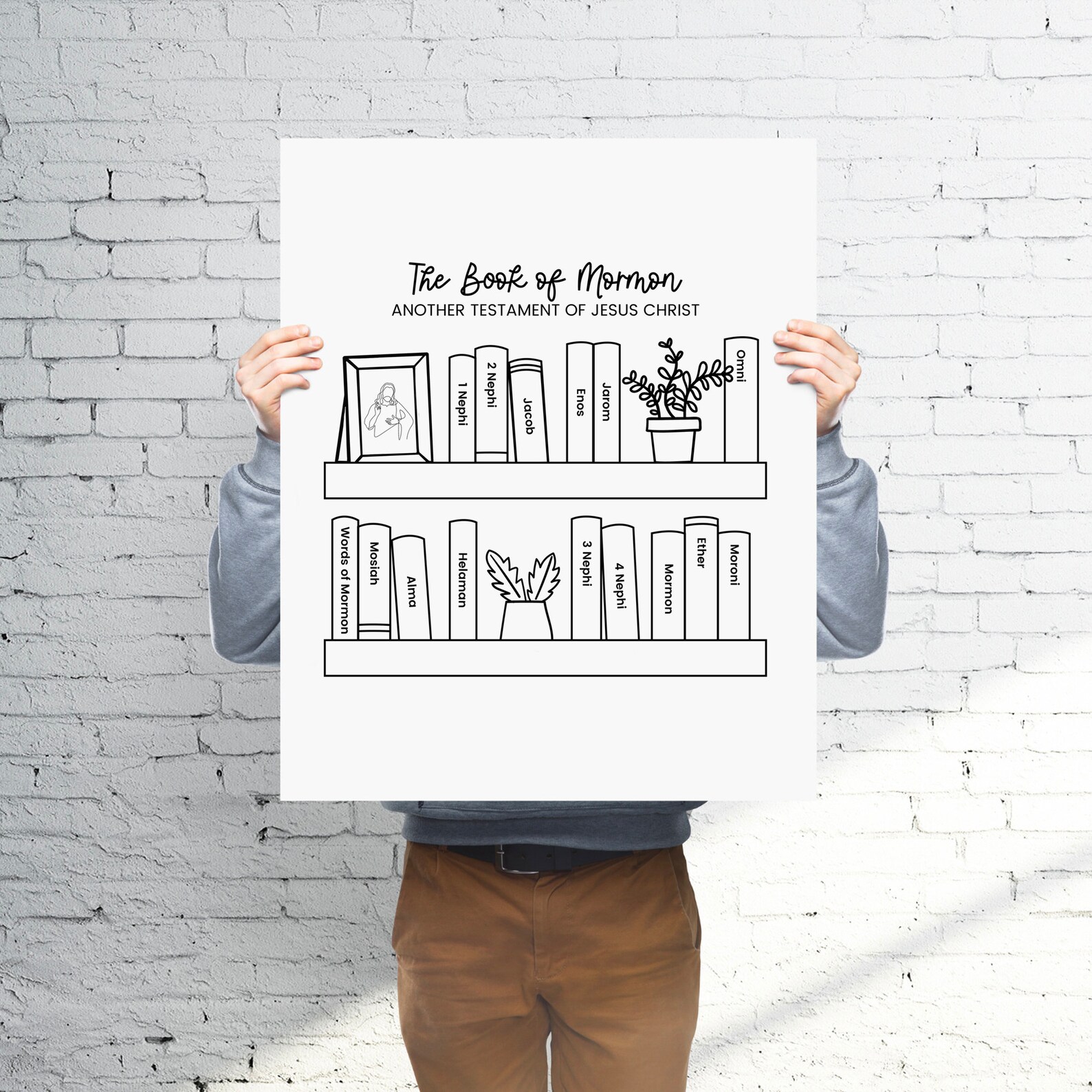 Book of Mormon Reading Chart, Come Follow Me 2024, Book of Mormon ...