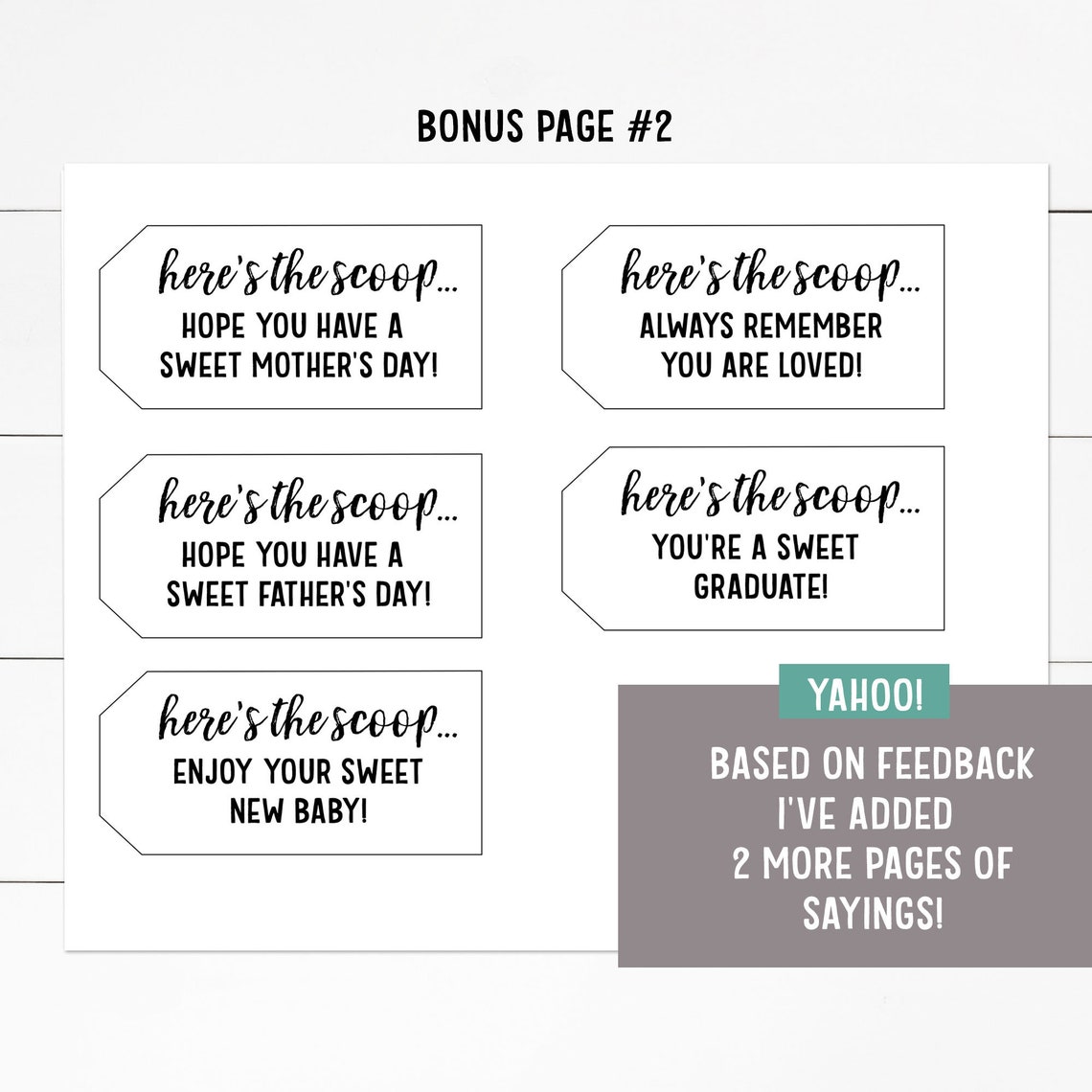 Ice Cream Gift Basket, Fathers Day Gift Basket, Just Add Ice Cream Tag ...