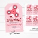 Fidget Spinner Valentines, Valentines Fidget Tag, Valentine's Day Favor ...