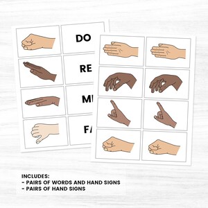 Solfege Flashcards, Solfege Hand Signs Printable, Elementary Music ...