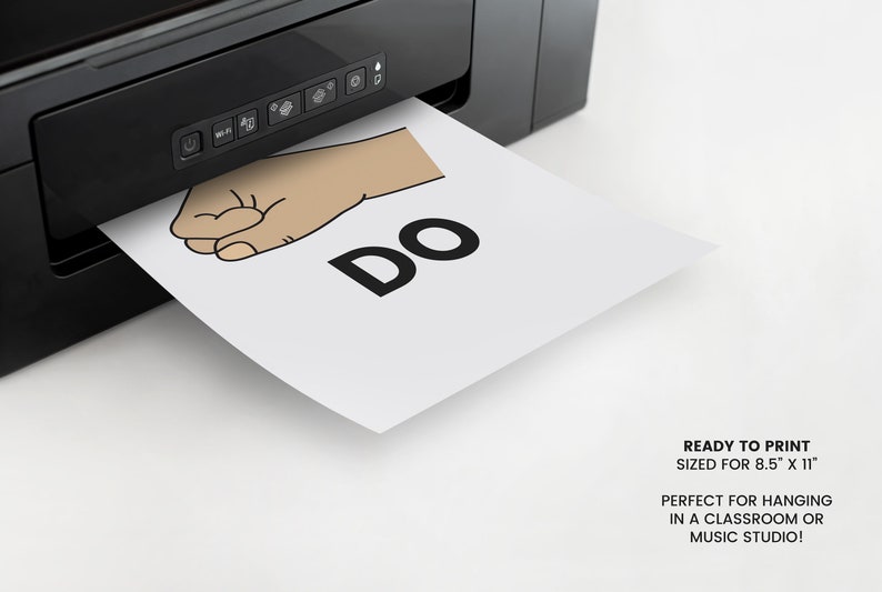 Solfege Hand Sign Solfege Poster Music Class Poster Music - Etsy