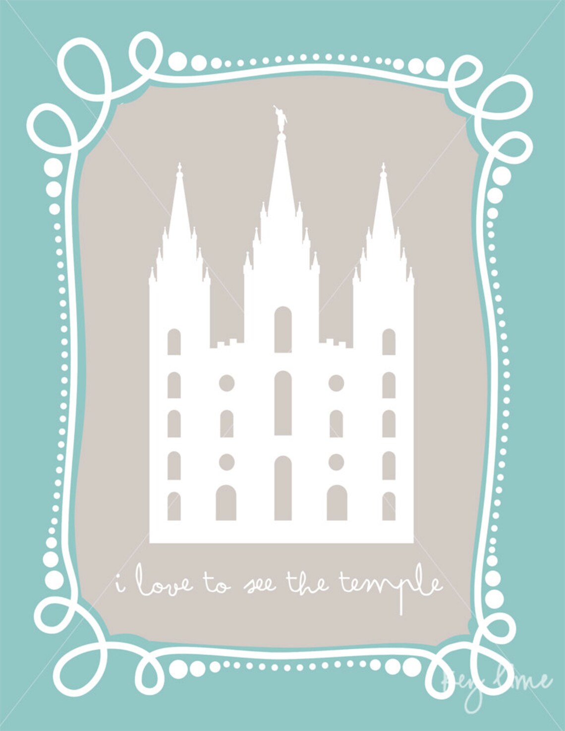 I Love to See the Temple LDS 8x10 Digital Download | Etsy