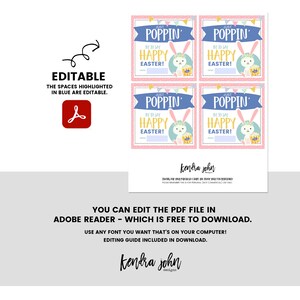 Easter Teacher Appreciation, Just Poppin By, Easter Teacher Gift ...