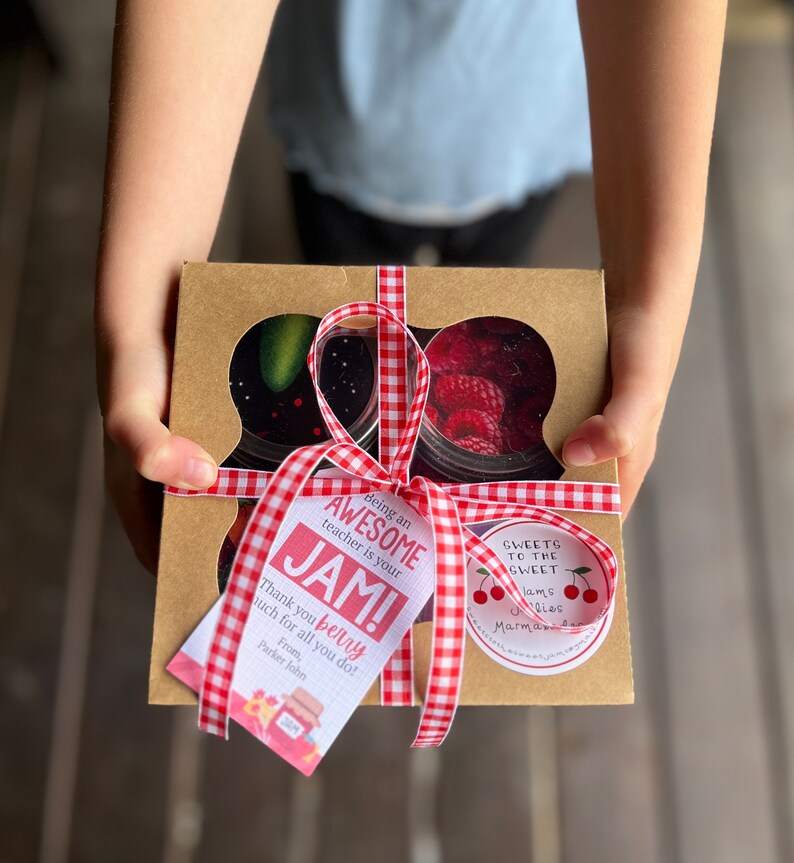 Jam Teacher Tag, Jam Gift Tag, Teacher Thank You Tag, Teacher ...