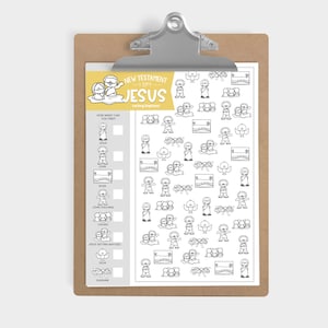 New Testament I Spy, Bible I Spy, Sunday School Game, Kids Bible Study ...