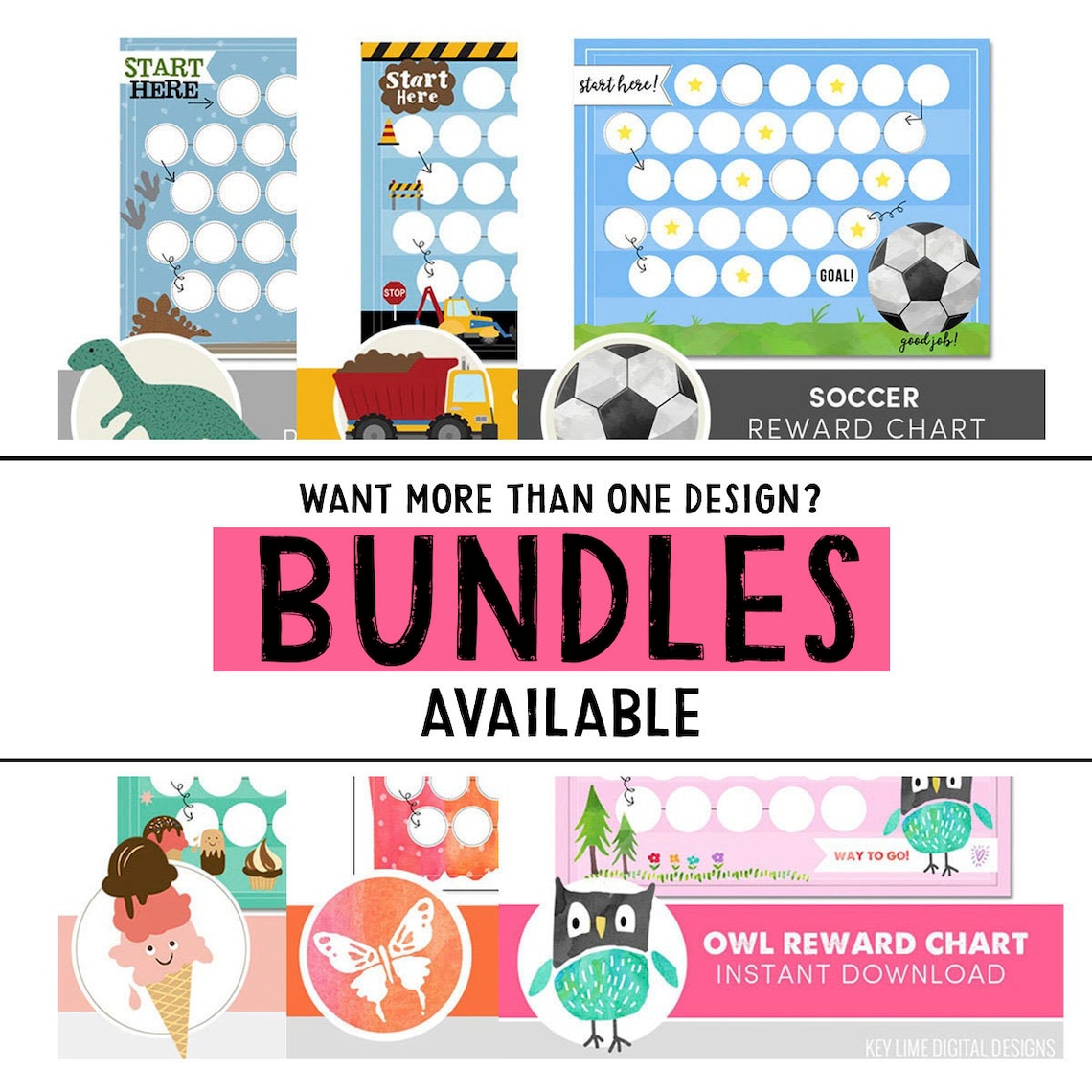 Ice Cream Reward Chart, Printable Behavior Chart, Girls Reward Chart ...