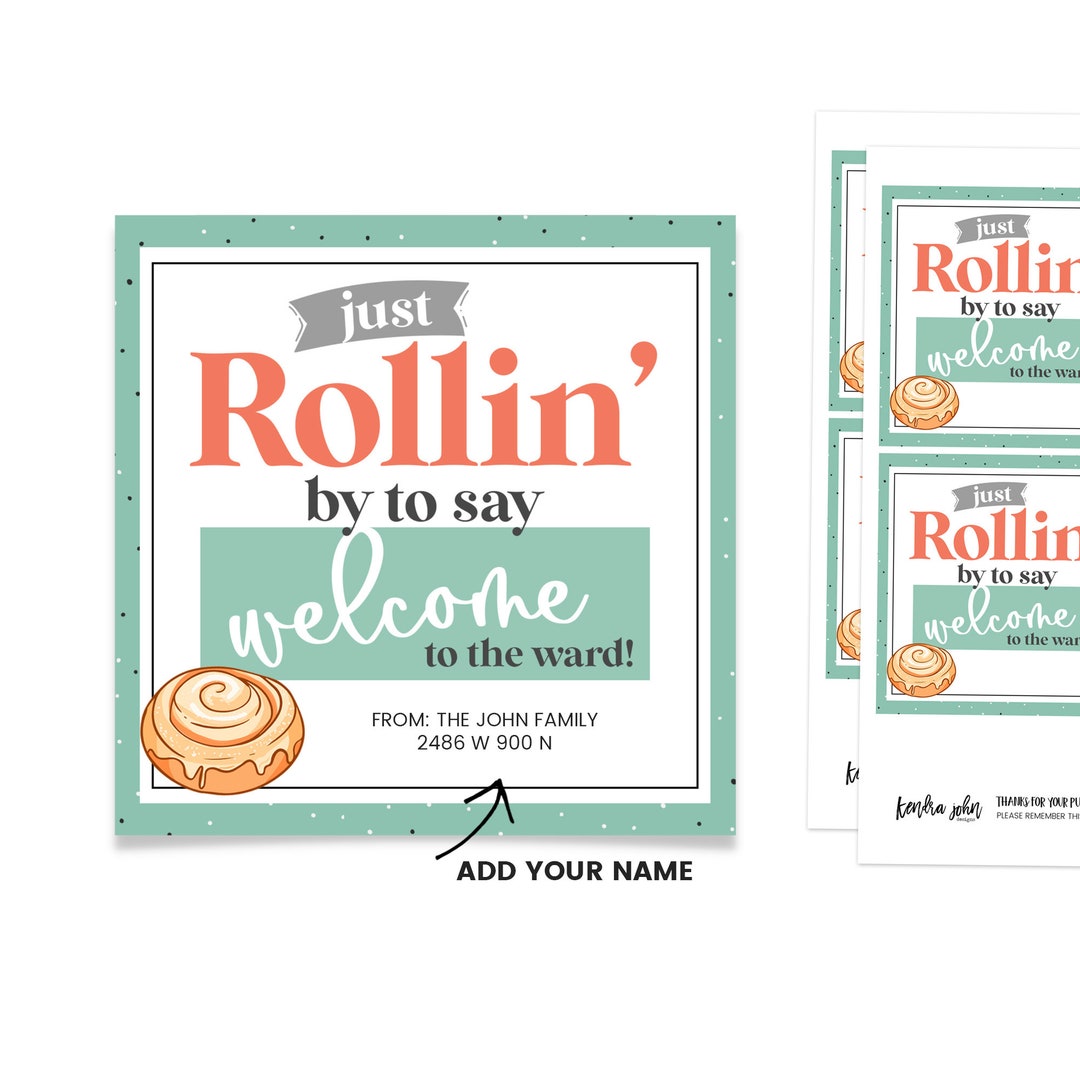 Welcome to the Ward, Just Rollin' By, Welcome to Relief Society, RS ...