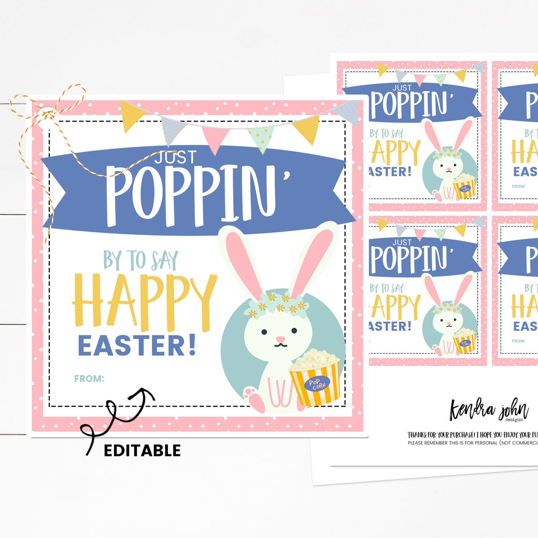 Easter Treat Tags, Just Poppin' By, Ministering, Easter Gift Tag ...