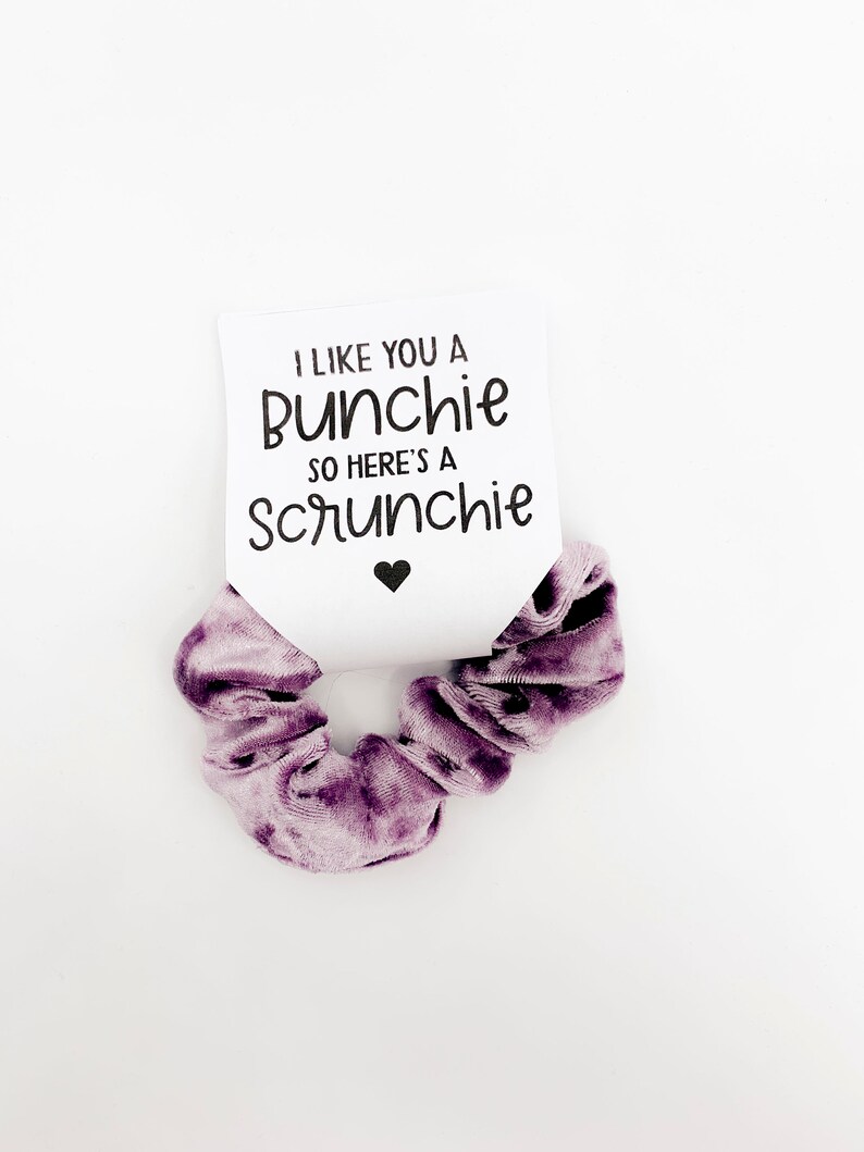Scrunchie Valentine, Scrunchie Tag, Tween Valentine Gift, YW Valentine ...