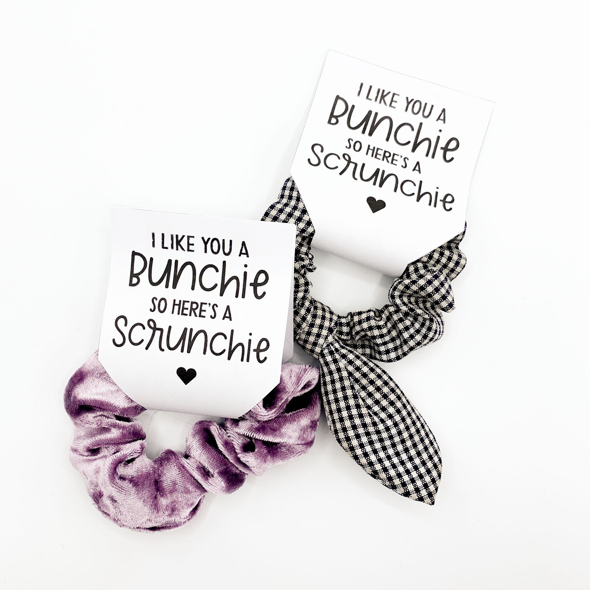 Scrunchie Valentine Scrunchie Tag Tween Valentine Gift YW - Etsy