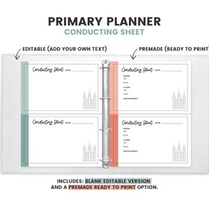LDS Primary 2023, Primary Presidency 2023, Primary Binder, Primary ...