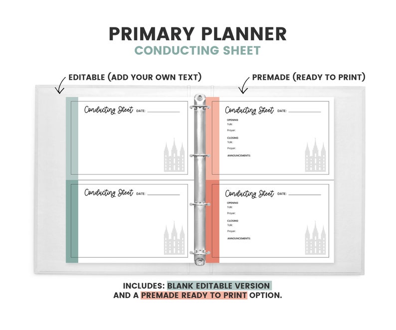 LDS Primary 2023 Primary Presidency 2023 Primary Binder - Etsy