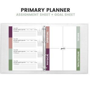 LDS Primary 2024, Primary Presidency 2024, Primary Binder, Primary ...