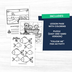 Fishers of Men, Jesus Stories, Sunday School Printables, Bible Game for ...