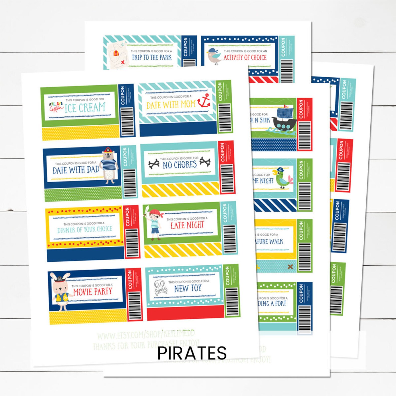 Kids Reward Coupons BUNDLE | Printable Love Coupons | Coupons for Kids ...