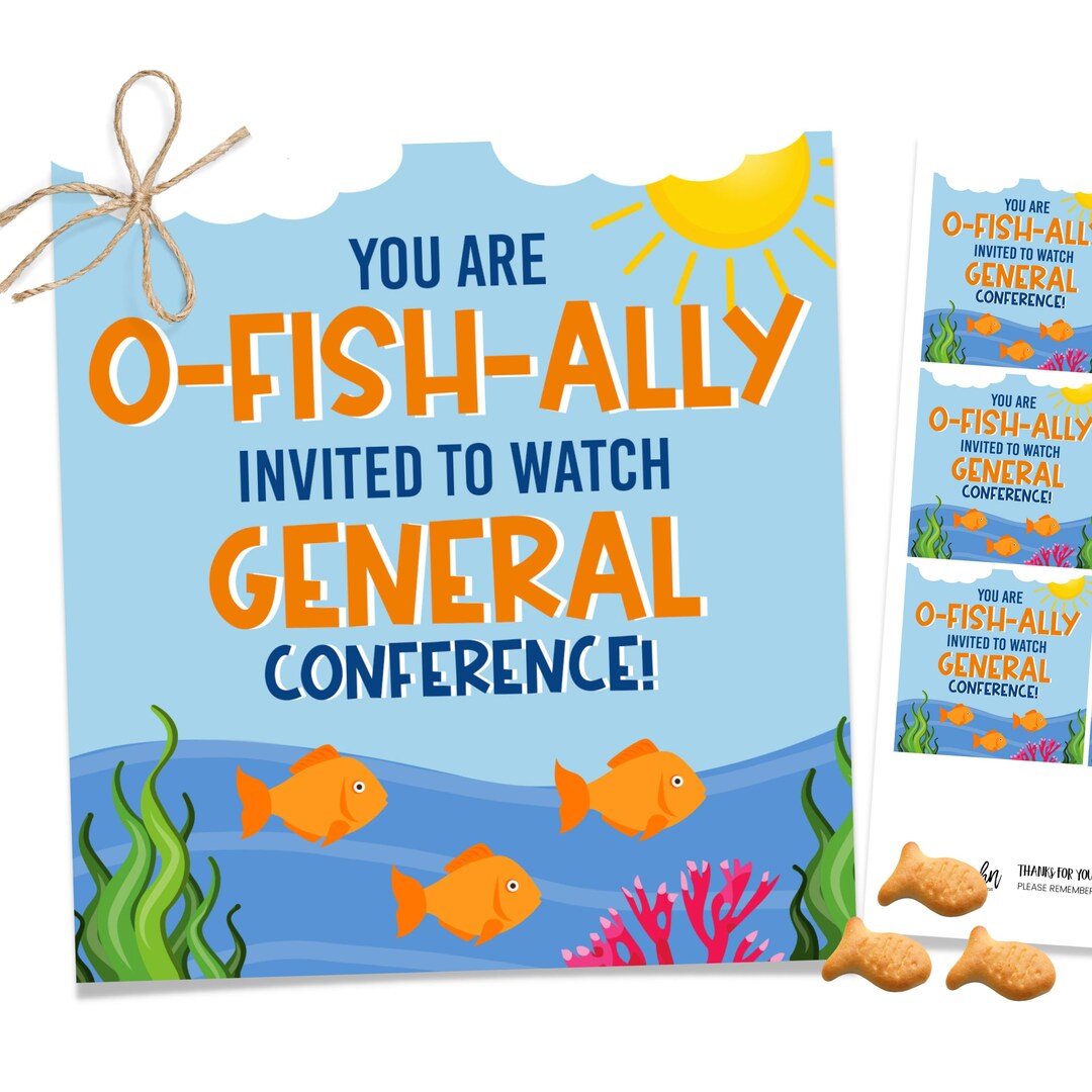 General Conference Treat Tag, General Conference Reminder, General ...