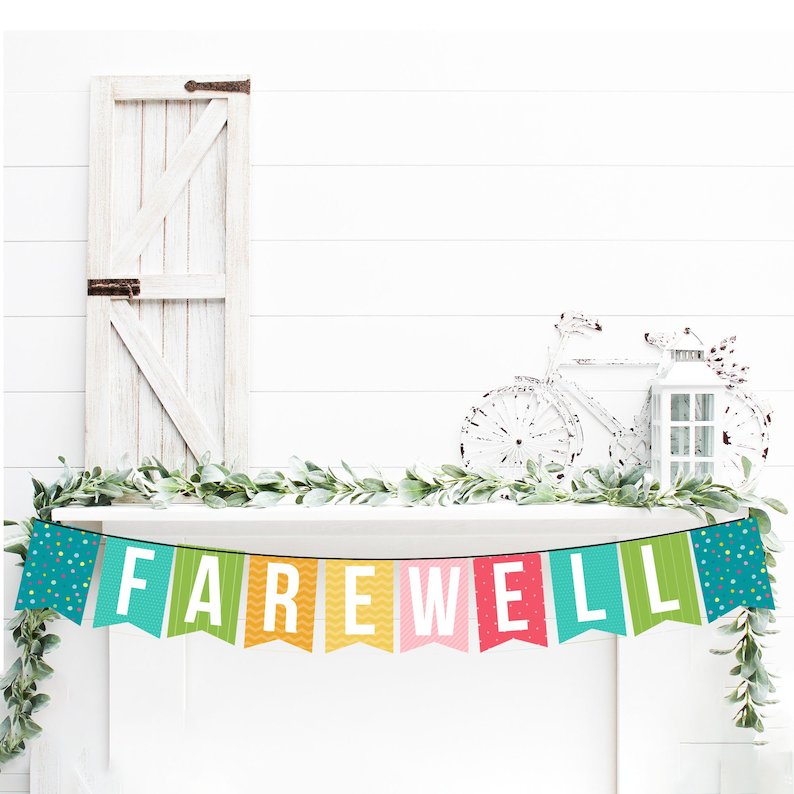 Farewell Banner Going Away Party Goodbye Party LDS - Etsy