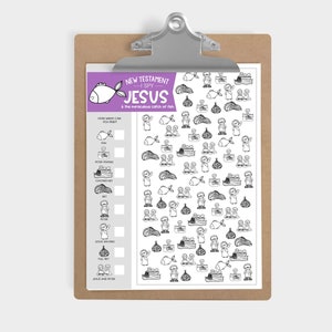 New Testament I Spy, Bible I Spy, Sunday School Game, Kids Bible Study ...