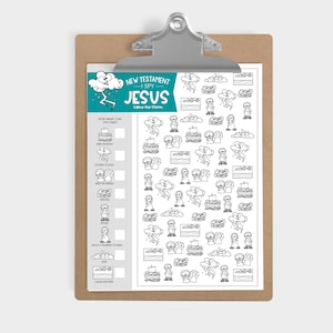 New Testament I Spy, Bible I Spy, Sunday School Game, Kids Bible Study ...