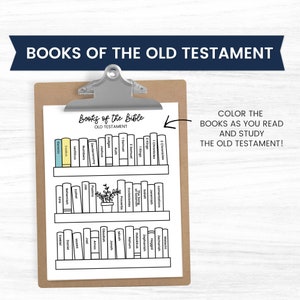 Books of the Old Testament, Books of the Bible Coloring Page, Old ...