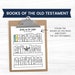 Books of the Old Testament, Books of the Bible Coloring Page, Old ...