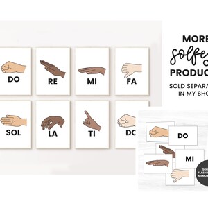 Solfege Poster, Solfege Hand Sign, Music Class Poster, Music Teacher ...