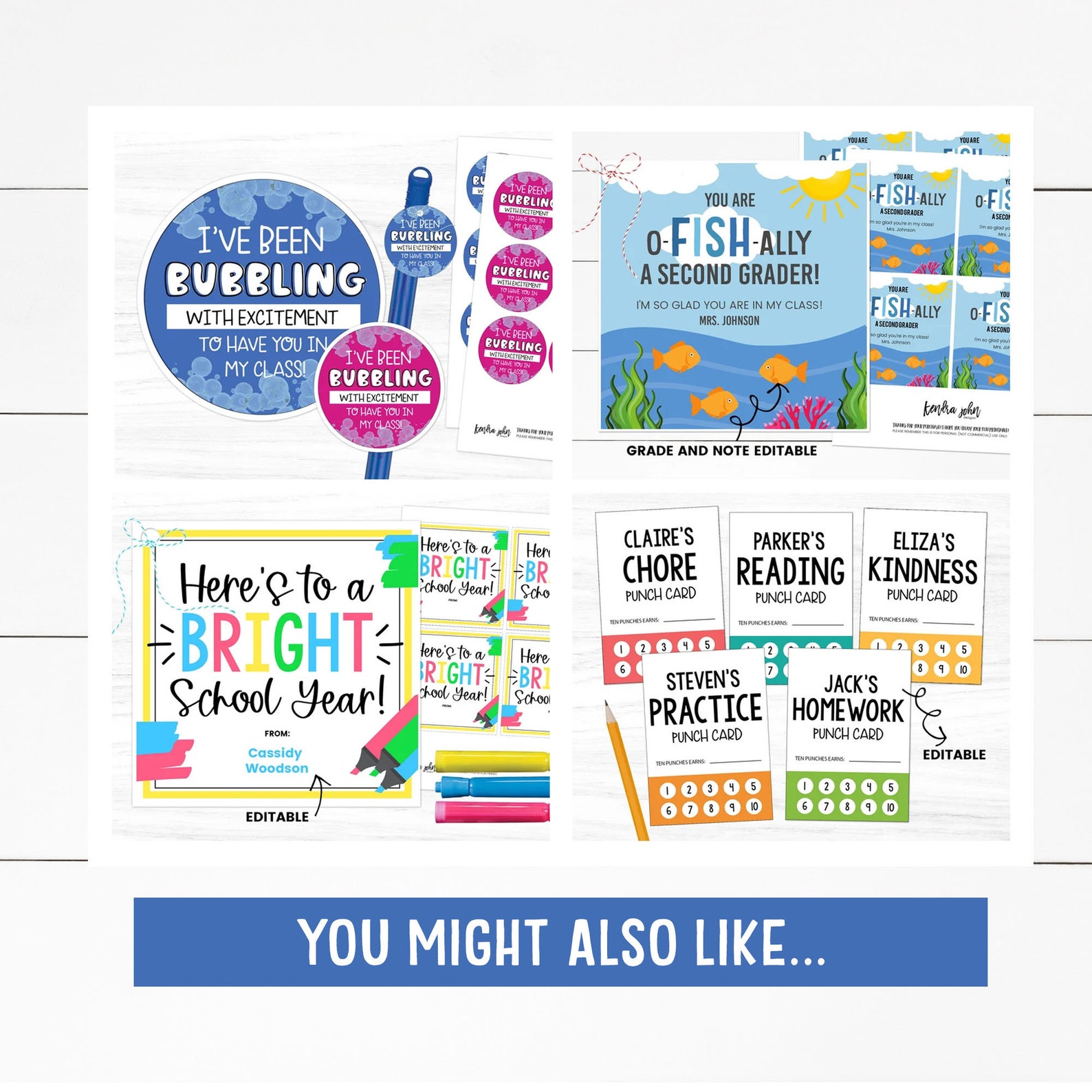 Highlighter Gift Tag Bright School Year Back to School Gift - Etsy