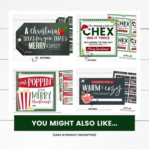 Mint Christmas Gift Tag, Christmas Staff Gift Tag, Gum Tag Christmas ...