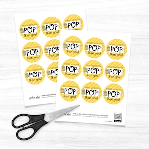 Fathers Day Pop Tag, Fathers Day Handout, Fathers Day Gift Printable ...