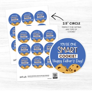 Fathers Day Cookie Tag, Fathers Day Handout, Fathers Day Gift Printable ...