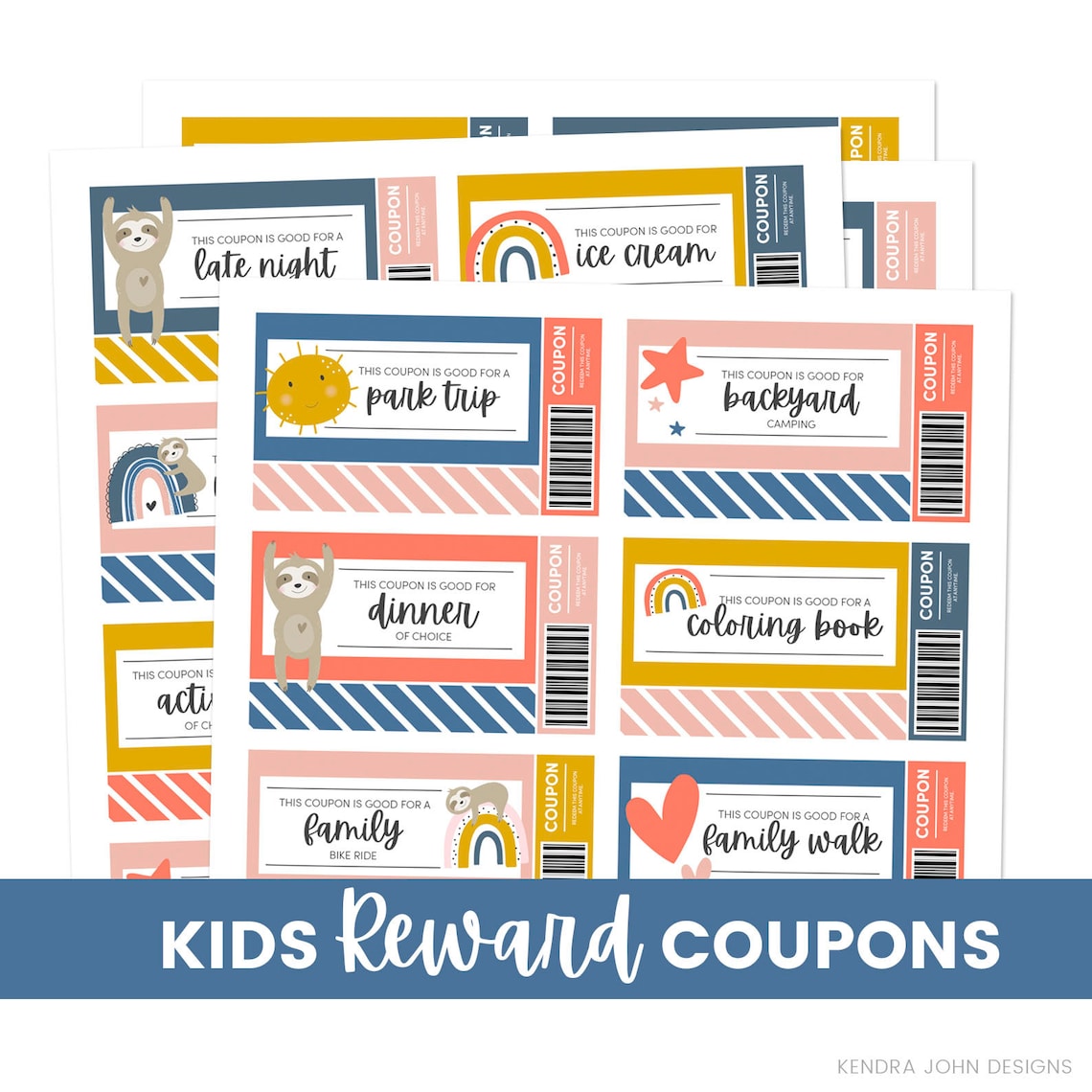 Reward Coupon Kid Coupon Digital Coupon for Kid Kid Coupon - Etsy