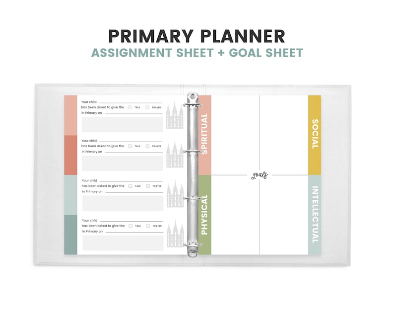 LDS Primary 2023 Primary Presidency 2023 Primary Binder - Etsy
