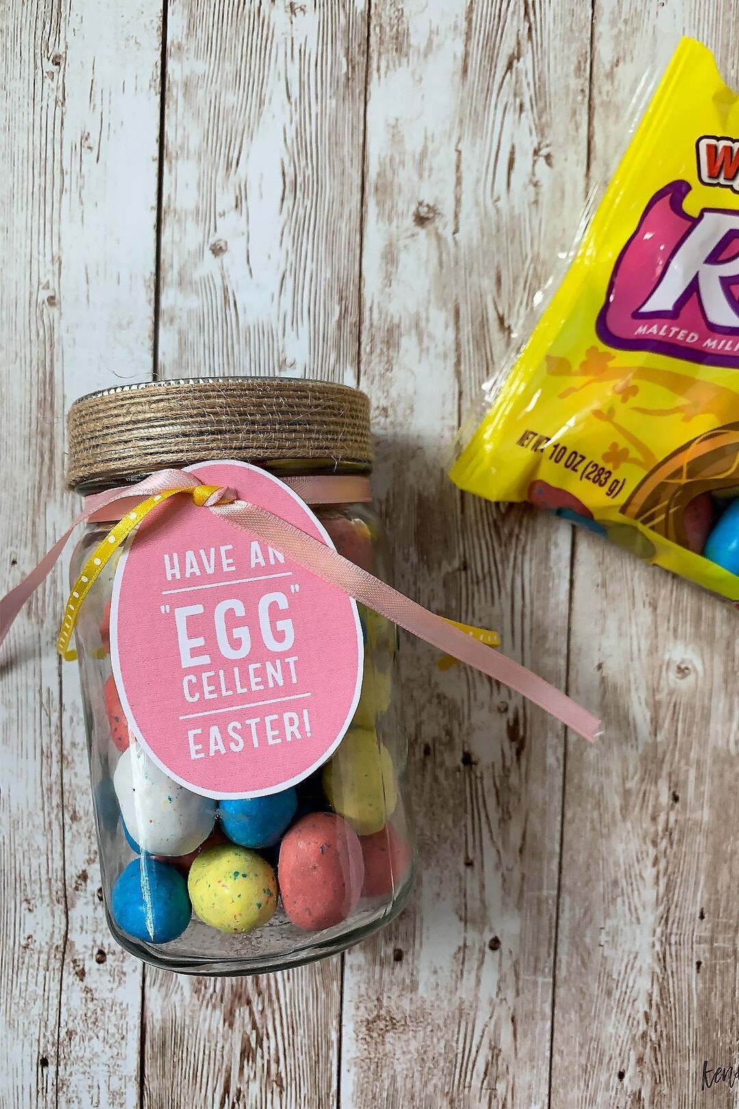 Easter Gift Tag, Easter Treat Tag, Eggcellent Easter, Easter ...