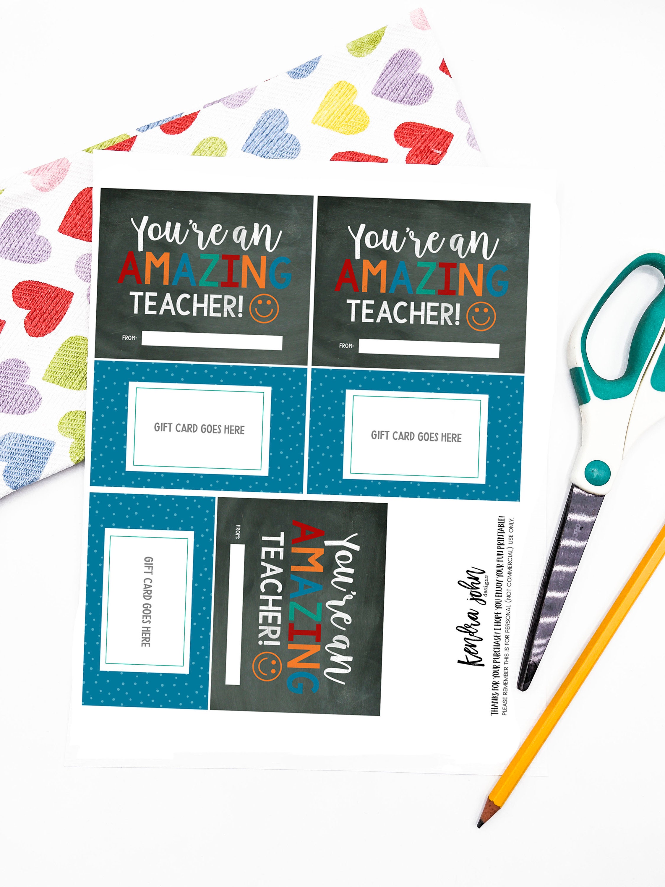 Amazon Gift Card for Teacher Teacher Appreciation Week - Etsy