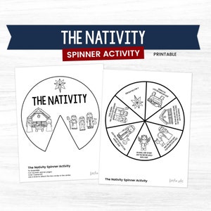 Nativity Coloring Pages, Nativity Craft for Kids, Nativity Printable ...