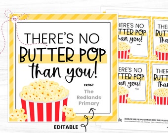 Fathers Day Popcorn Tag, Fathers Day Handout, Fathers Day Gift ...