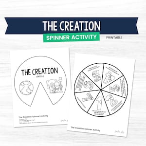 The Creation Story, Creation Craft, Bible Game for Kids, Kid Bible ...