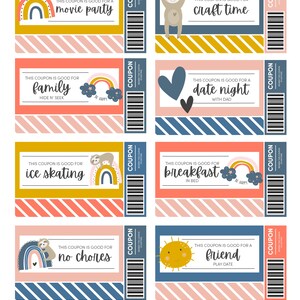 BUNDLE | Kids Reward Coupons | Printable Love Coupons | Coupons for ...