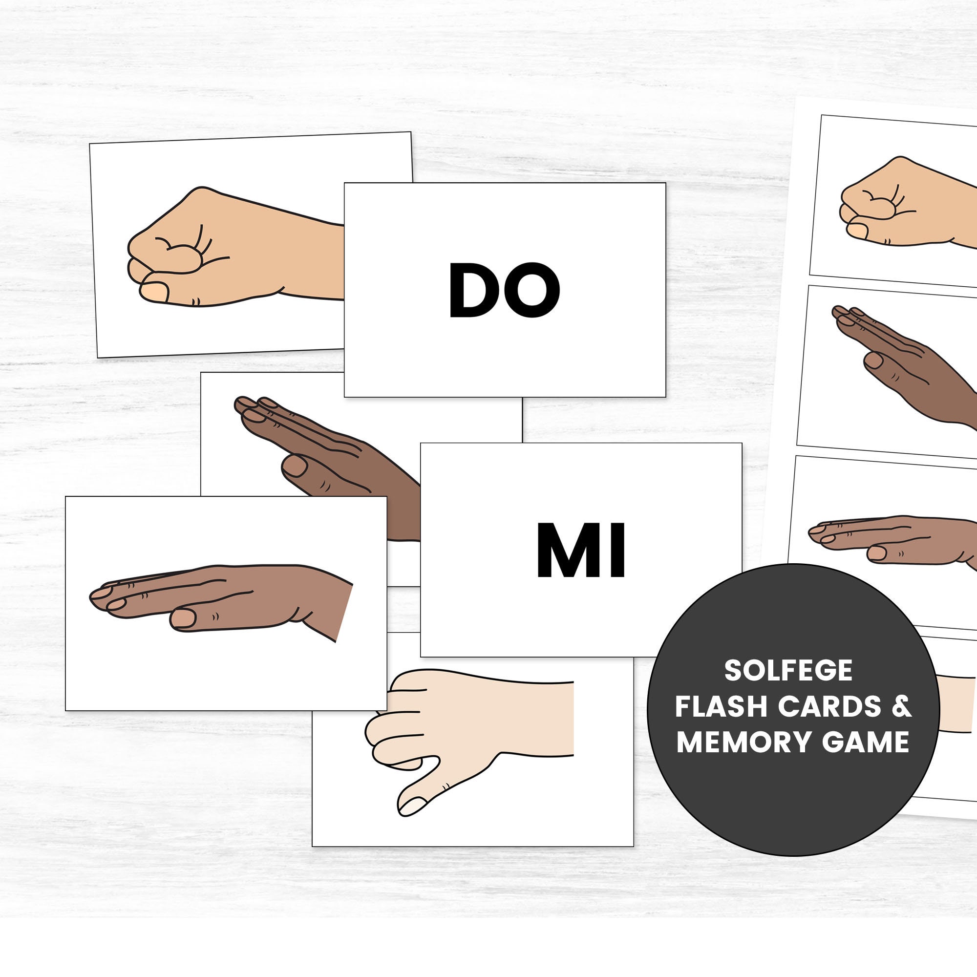 Printable Kodaly Hand Signs Do