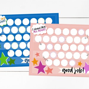 Potty Training Chart, Stay Dry at Night, Behavior Reward Chart ...