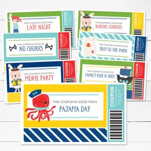 Kids Reward Coupons BUNDLE | Printable Love Coupons | Coupons for Kids ...